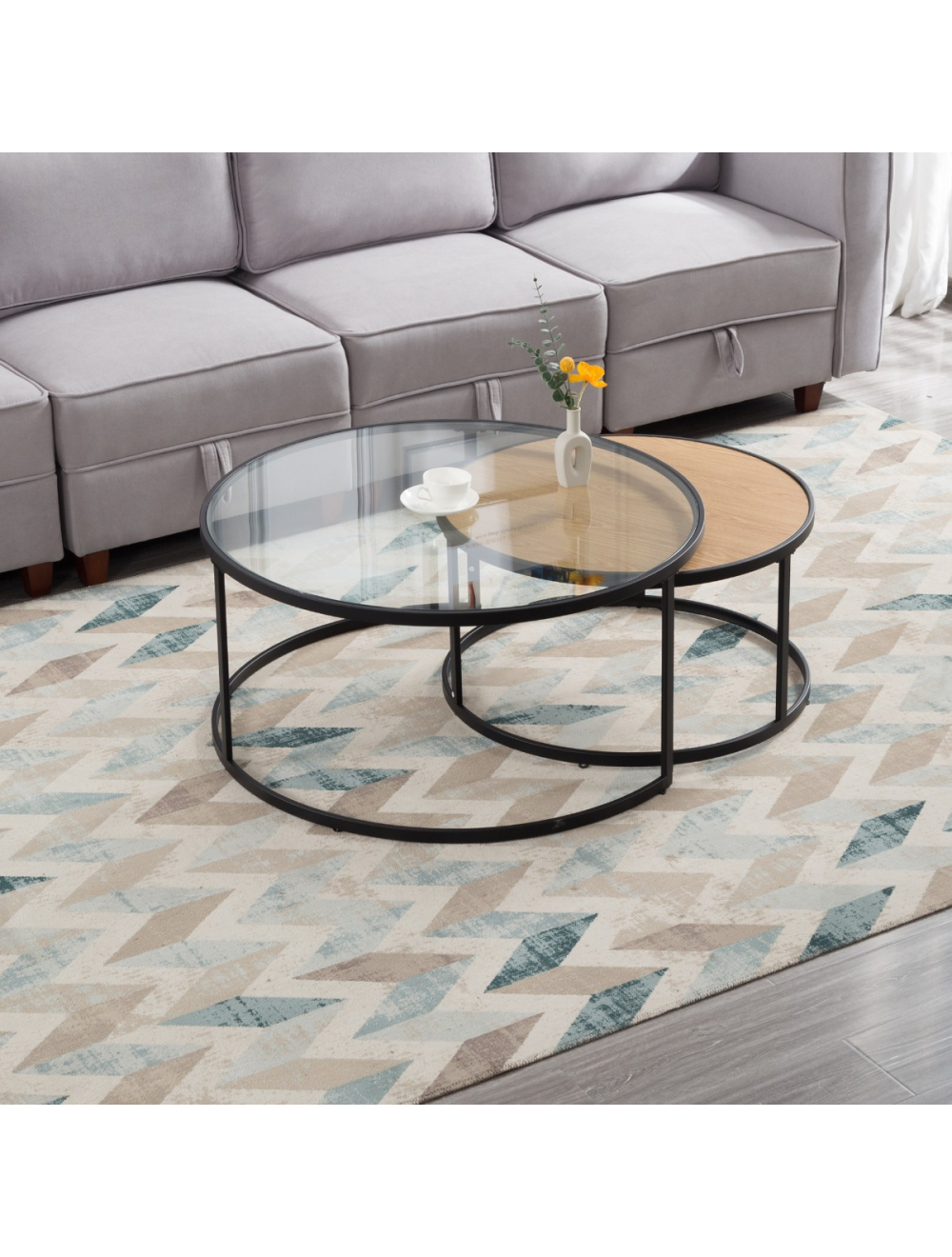 Ivy Ct8958 Set Of 2 Coffee Table